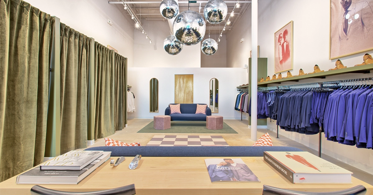 Suit Retail Store Design Atlanta | Gala Magriña Design